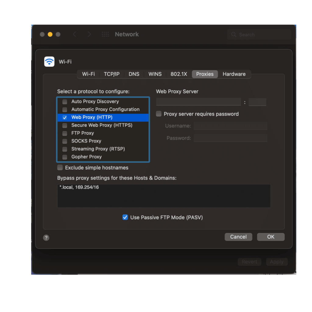 Qu'est-ce que la "configuration du proxy"